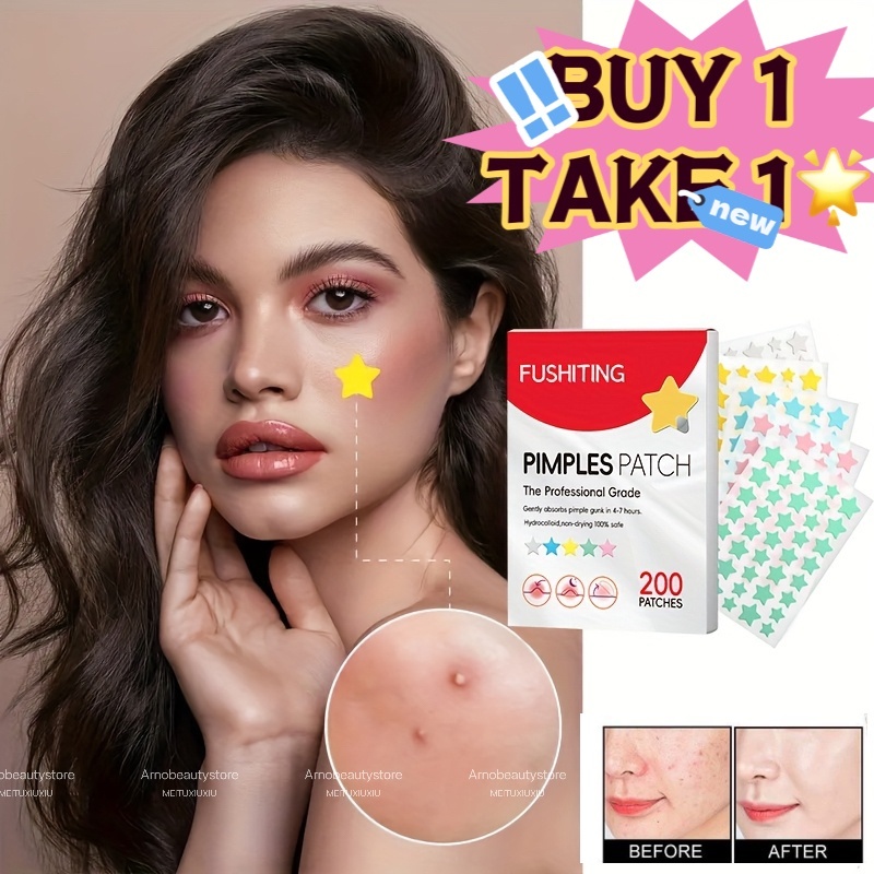 BUY 1 TAKE 1 Star Pimple Patch Blemish Treatment Skin Care Acne Repair ...