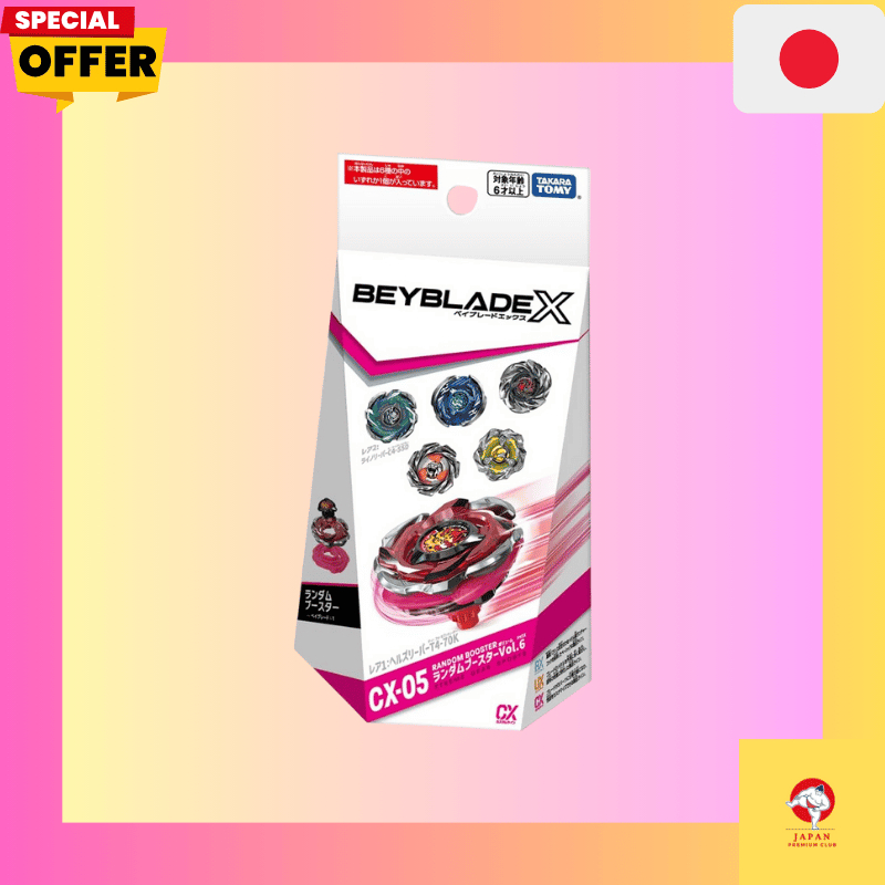 Takara Tomy Beyblade X CX-05 Random Booster Vol.6/No Bankee/Pre-order/Direct from Japan | Shopee ...