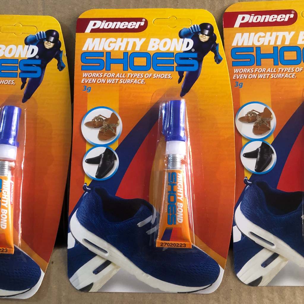 Pioneer Mighty Bond Shoes Instant Glue Shoe Repair 3g | Shopee Philippines