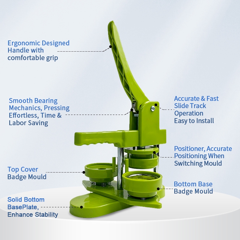 Creative Pin Maker Machine 58mm Set Diy Button Pin Machine Handmade ...