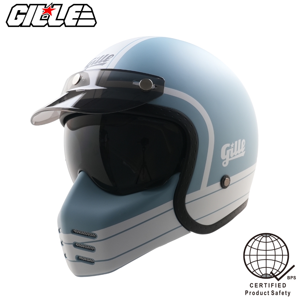 GILLE OP12 VENERY helmet modular full face for motorcycle classic ...