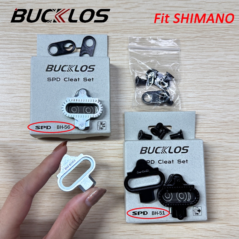 BUCKLOS MTB Attachment Cleat Set Mountain Bike Bicycle Cycling Cleat ...