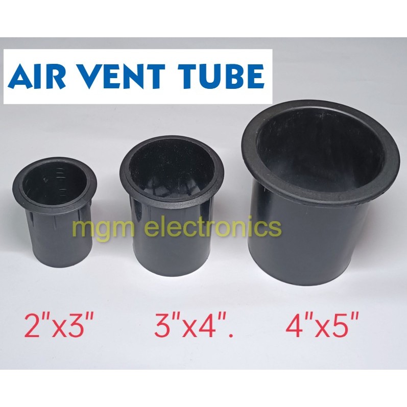 2PCS Plastic Air Vent Tube Hole 2"X3" , 3"X4", 4"X5" for Speaker Box ...