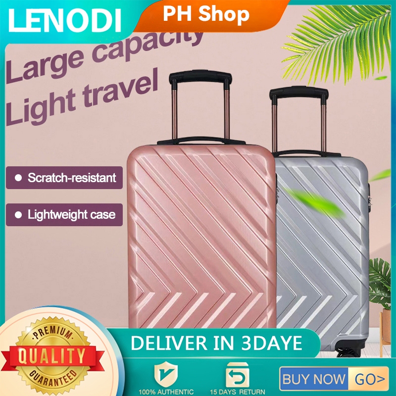 LENODI 20 inch luggage suitcase 360° silent universal wheels anti ...