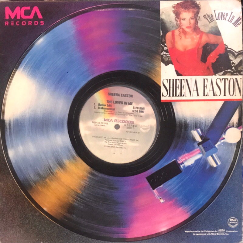 SHEENA EASTON THE LOVER IN ME 12” EXTENDED PLAY LP 80’S DANCE POP DISCO ...
