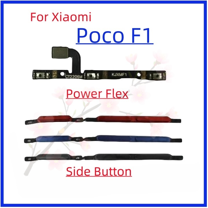 Power Button Flex Out Side Outside Volume Key Flex For Poco F1 | Shopee ...