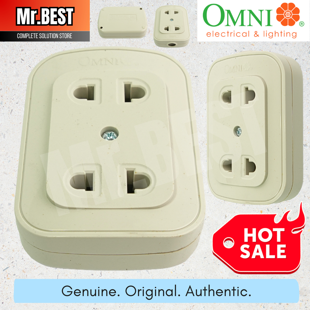 OMNI Surface Convenience Outlet 1-4 Gang w/ 2-Gang Ground | Heavy Duty ...