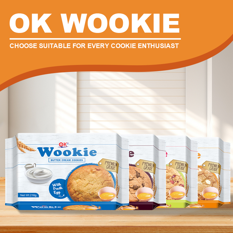 OK Wookie Cookie 216g GLAZED FRUIT COOKIES CHOCOLATE CHIPS COOKIES NUT ...