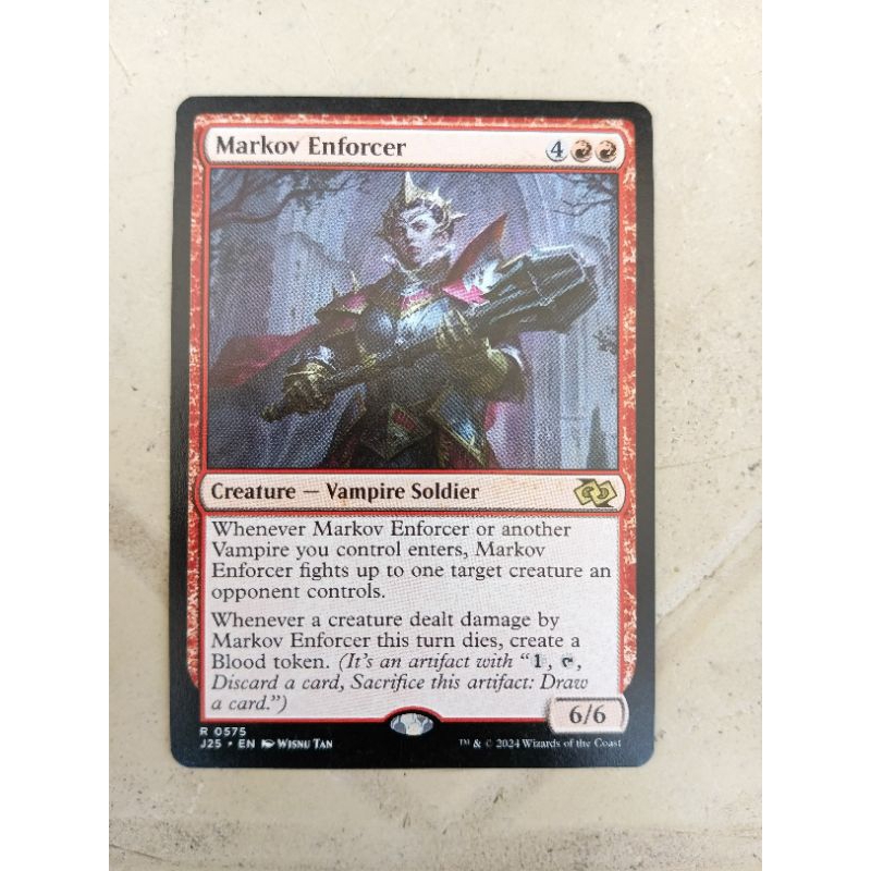MTG - Markov Enforcer - J25 | Shopee Philippines