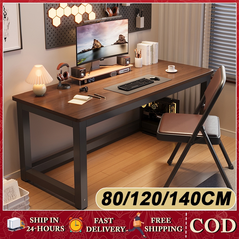 80/100/120/140cm Office Table Wooden Computer Desk Student Study Home ...