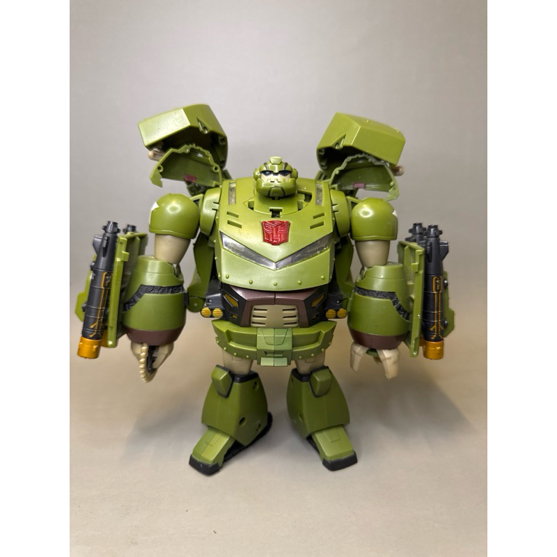Transformers Animated Bulkhead leader Class hasbro tf toy robot ...