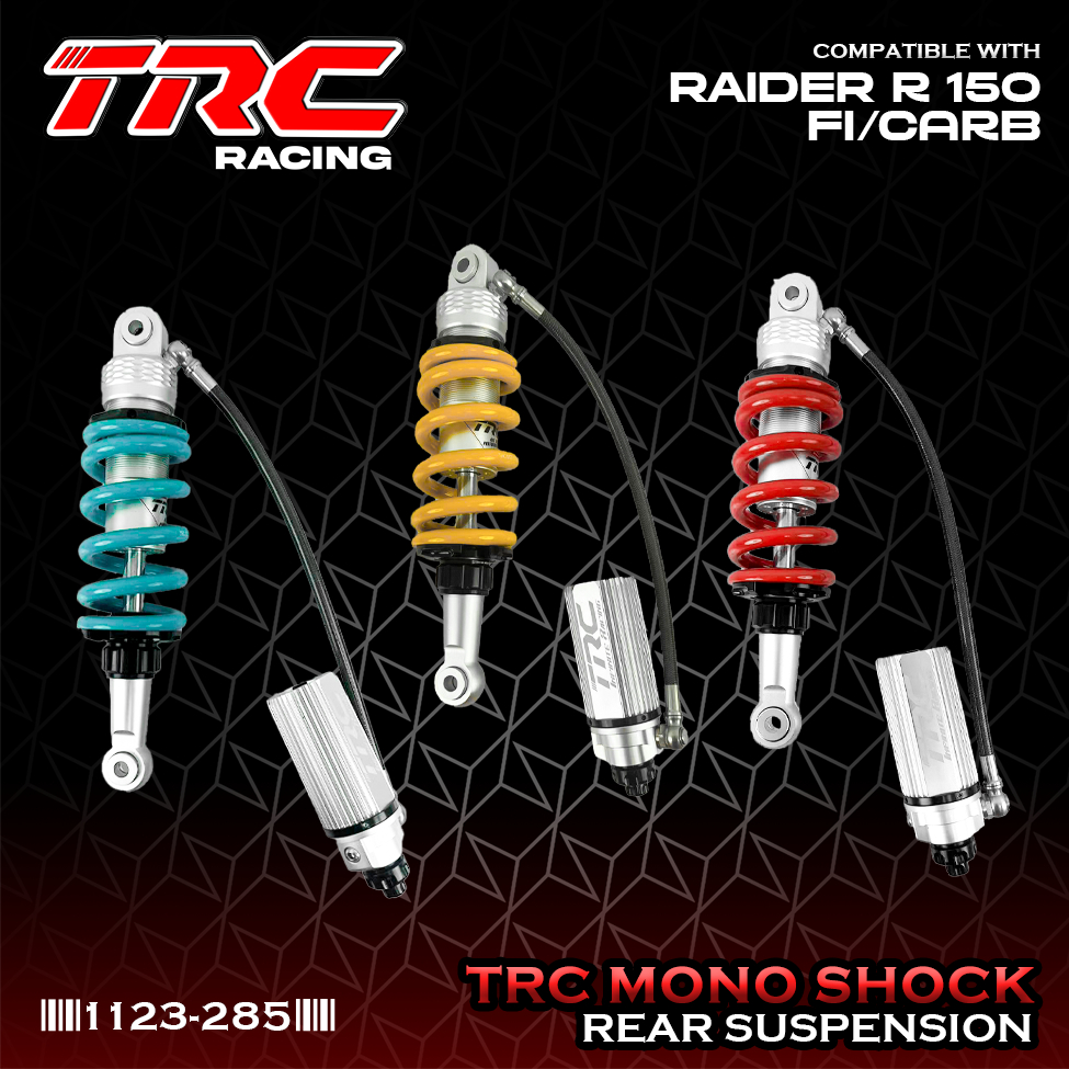 TRC RACING REAR MONO SHOCK SUSPENSION FULLY ADJUSTABLE FOR RAIDER R150 ...