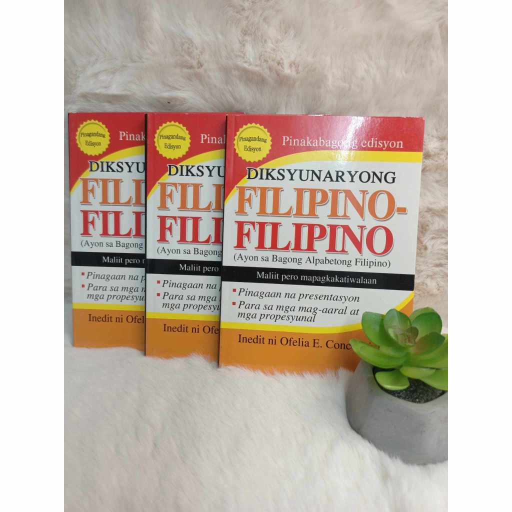 DIKSYUNARYONG FILIPINO-FILIPINO DIC MED | Shopee Philippines