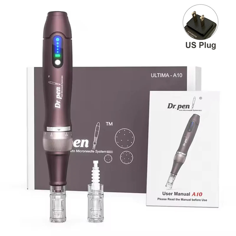 Original pen Ultima A10 With 2pcs Cartridge Wireless Skin Care Derma ...