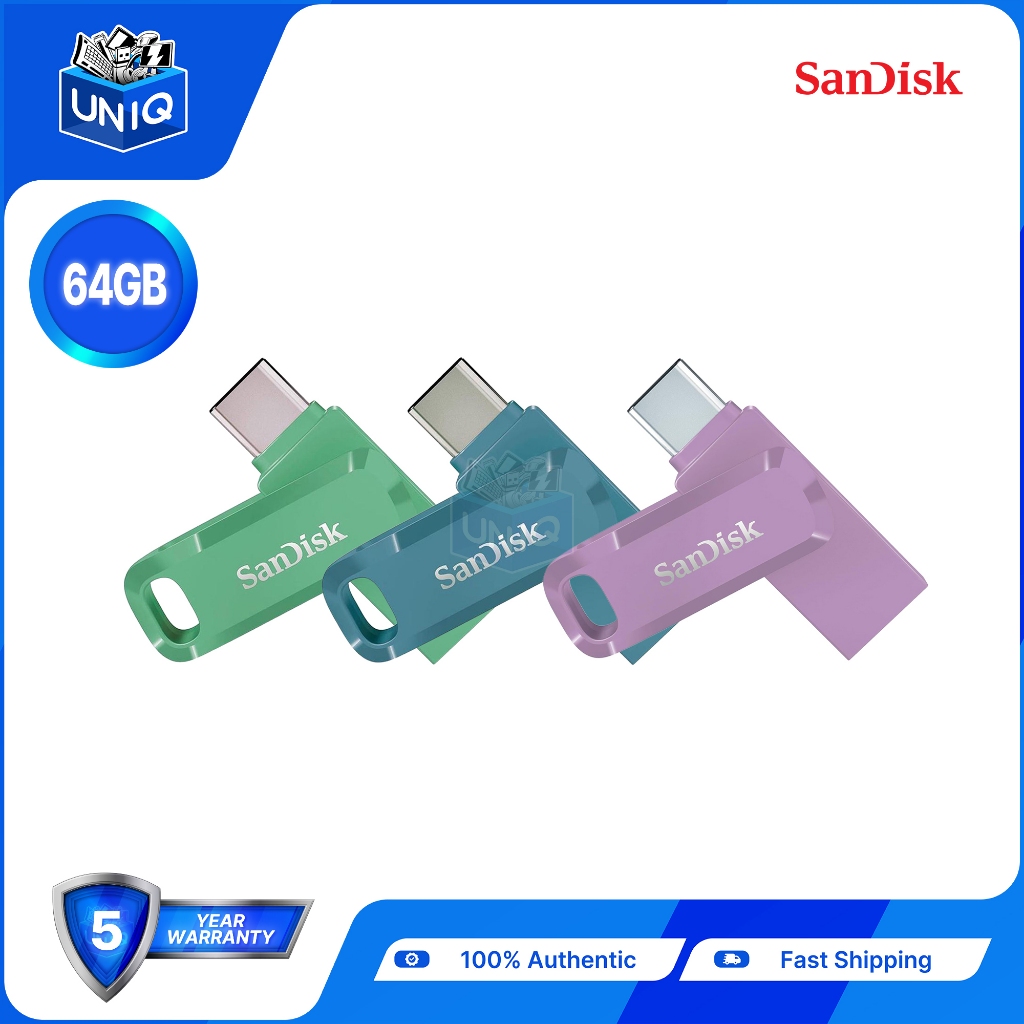 Sandisk Ultra Dual Drive Go 64GB SDDDC3 USB Type-C OTG (choose color ...