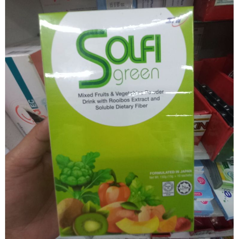 SolfiGreen Fiber Detox Drink 10 SACHETS (100% original) | Shopee ...
