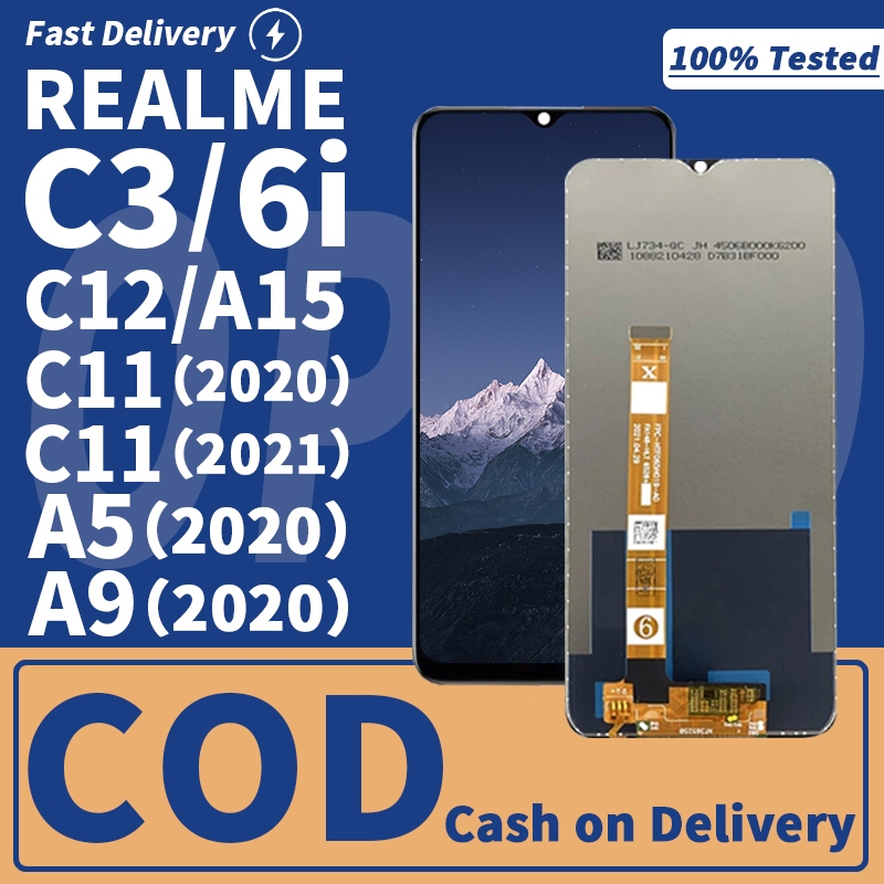 【High-Quality】LCD for OPPO A5 2020 /A9 2020/ REALME C3 / 5/5i/6i /C11-2020 / C11-2021/C12 ...