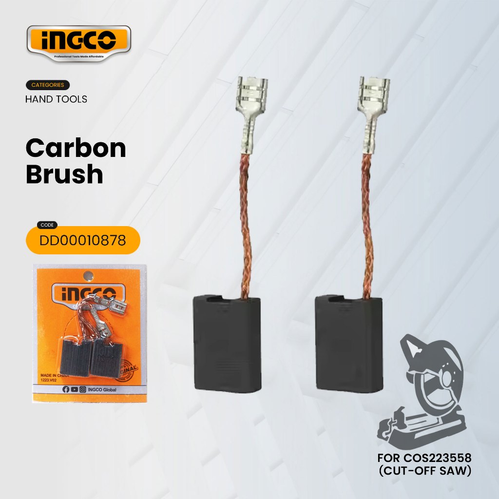Ingco Cut-Off Saw Machine Carbon Brush Set Replacement SPARE PARTS ...