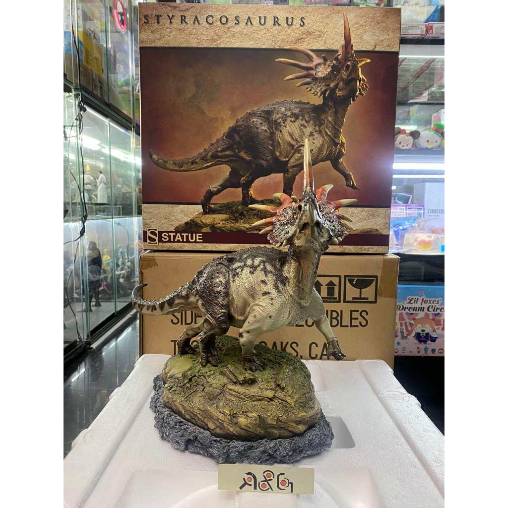 (R&G) Sideshow Collectibles Dinosauria Styracosaurus Statue | Shopee ...