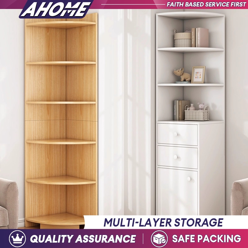 Corner Cabinet Wall Corner Triangle Cabinet Storage Rack | Shopee ...