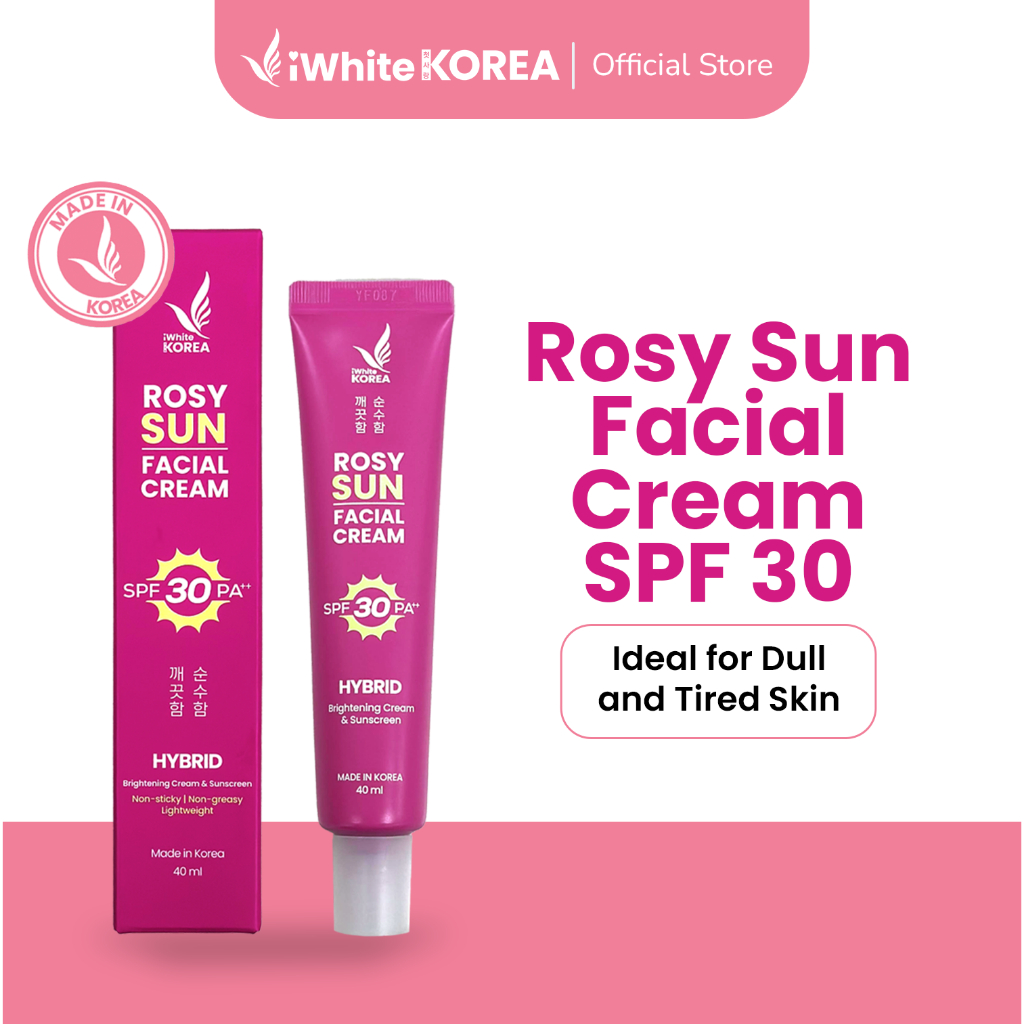 iWhite Korea Rosy Sun Facial Cream Tube 40ml | Shopee Philippines