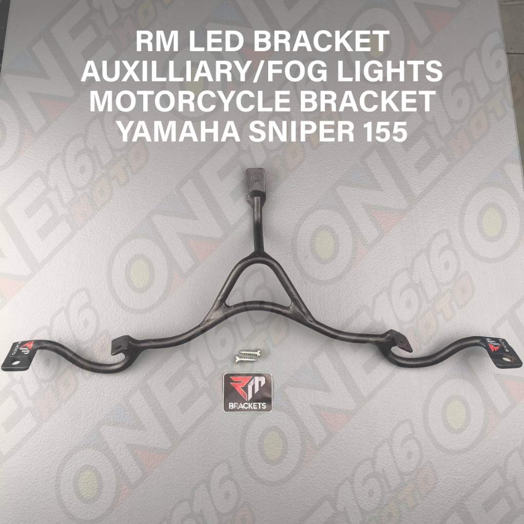 RM LED BRACKET SNIPER 155 AUXILLIARY LIGHTS BRACKET BLACK POWDER COATED ...