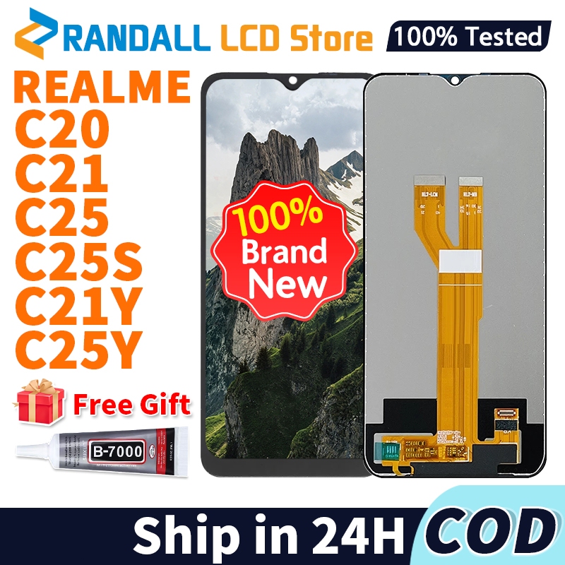 LCD For REALME C20 / C21 / C21Y / C25 /C25S / C25Y Display Screen Assembly Quick Replacement ...