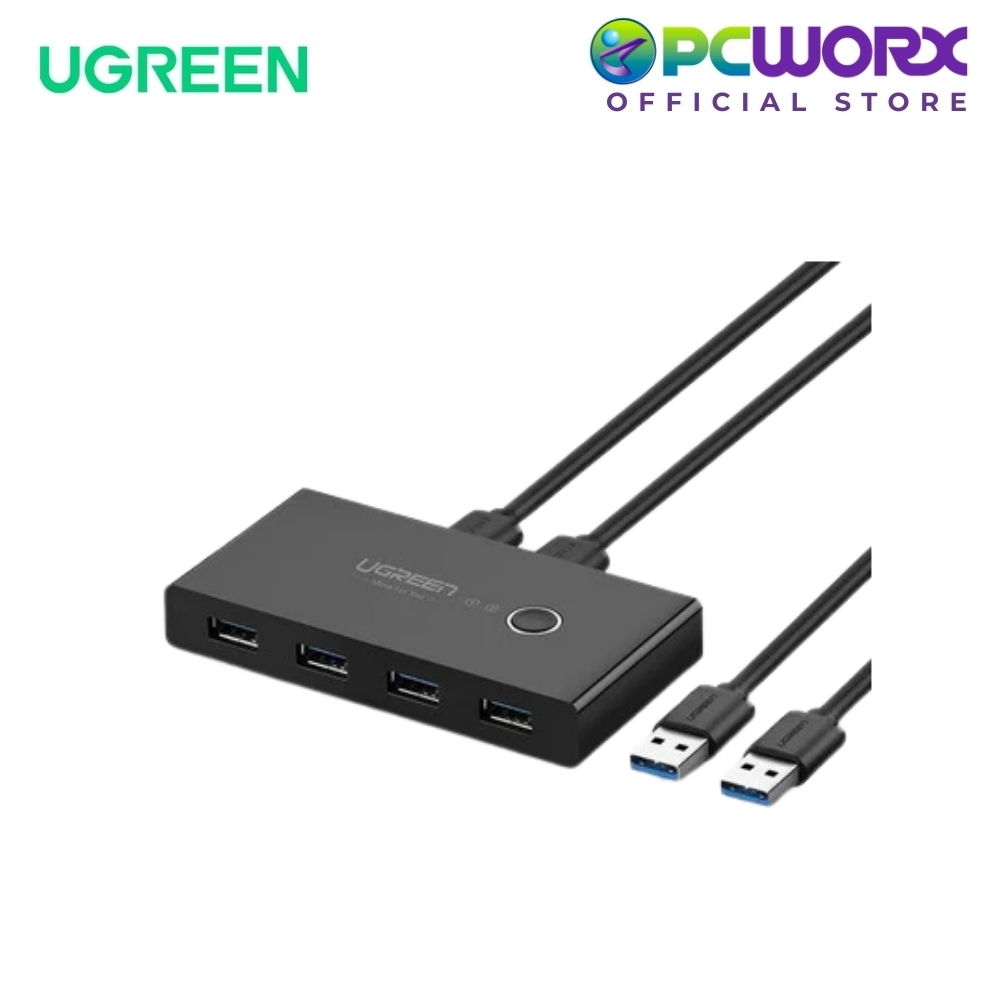 Ugreen US216/30768 4-Port USB 3.0 Switch Box Black | Shopee Philippines