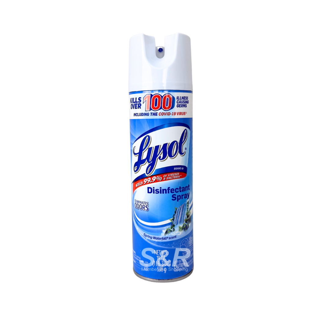 Lysol Spring Waterfall All in One Disinfectant Spray 539g | Shopee ...
