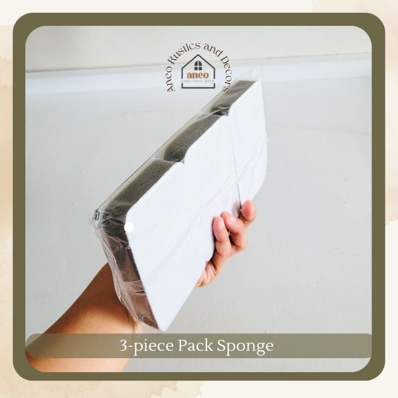 Aneo IKEA 3pcs Pack White/Gray Gray/Green Sponge SVAMPIG | Shopee ...