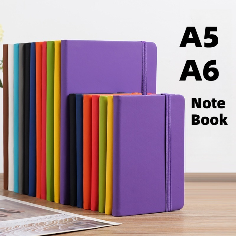 A5 A6 Notebook Portable Lined Page Notepad Memo Diary Planner Agenda ...