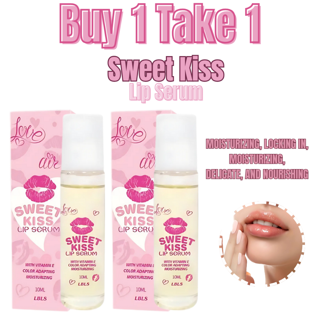 Buy 1 Take 1 10ml Sweet Kiss Lip Serum With Vitamin E Color Adapting ...