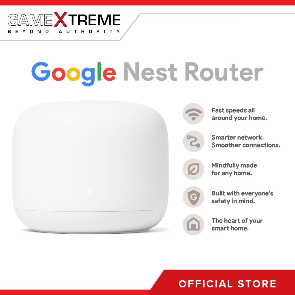 Google Nest Mesh Router AC2200 Dual-Band (Snow) | Shopee Philippines