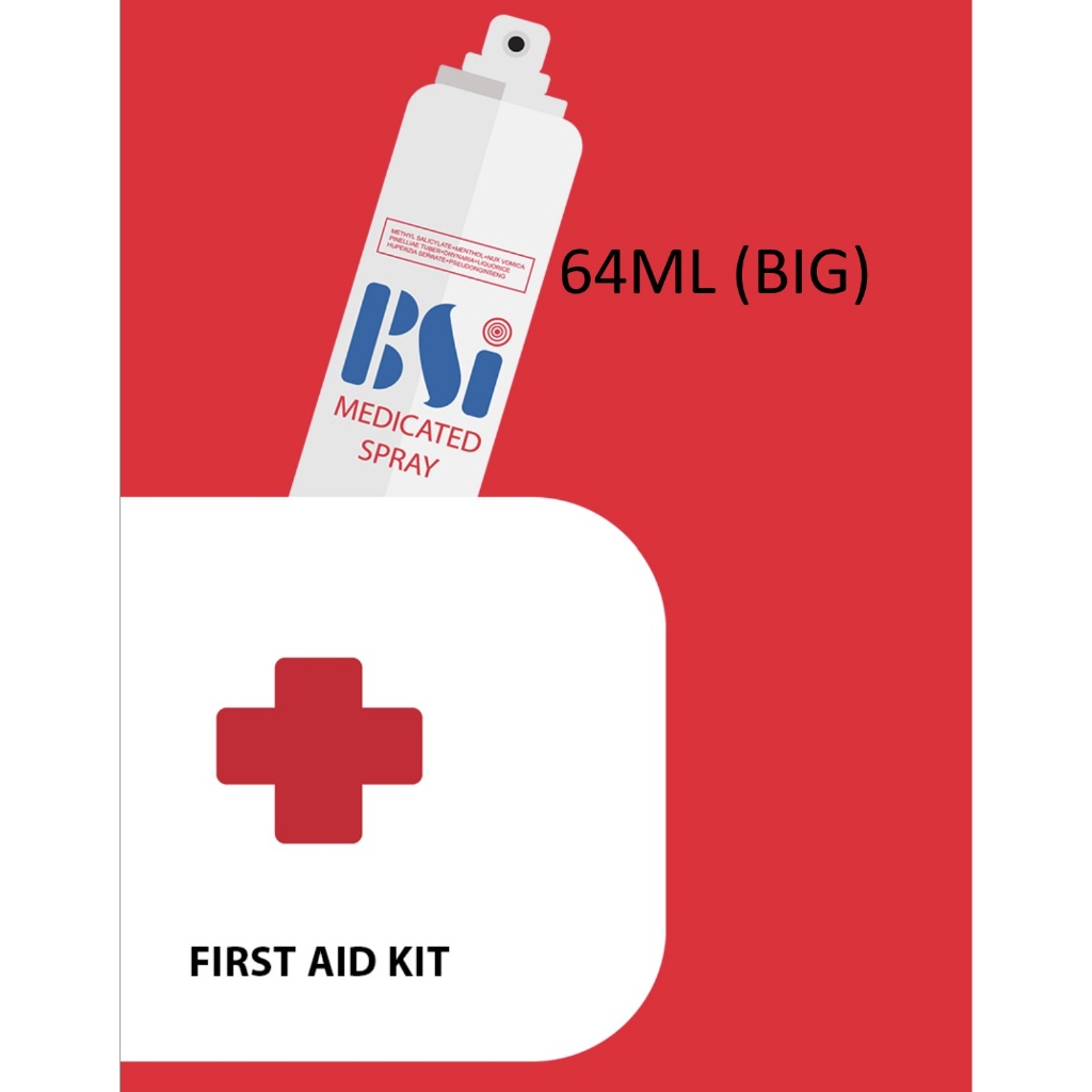 BSI MEDICATED SPRAY 64ML / 30ML | Shopee Philippines