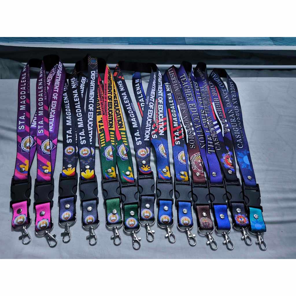 PRINT ONLY ID LACE LANYARD 36/34/32 inches Length | Shopee Philippines