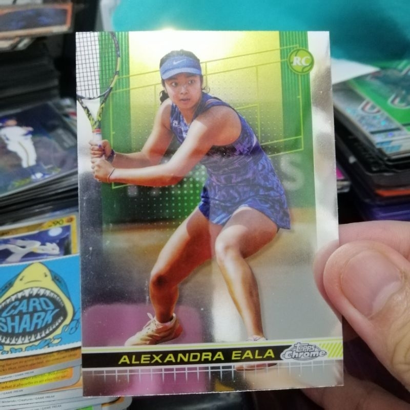 Alexandra Eala 2024 Topps Chrome Rookie RC card tennis Philippines ...