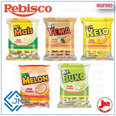 JM FG-0307 | REBISCO | 3 PACKS | Mr. Yema | Mr. Keso | Mr. Melon | Mr ...