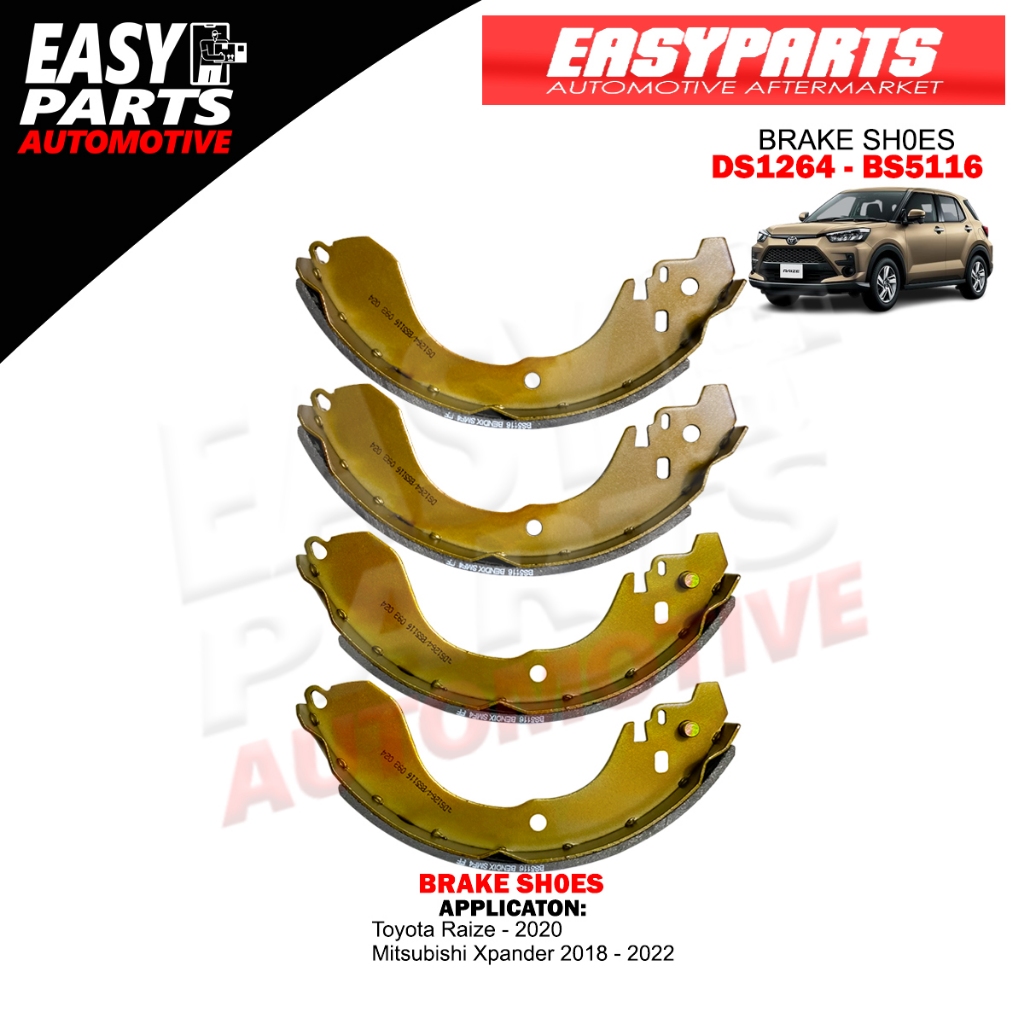 Bendix Brake Shoes DS-1264 BS-5116 Mit. Xpander | Shopee Philippines