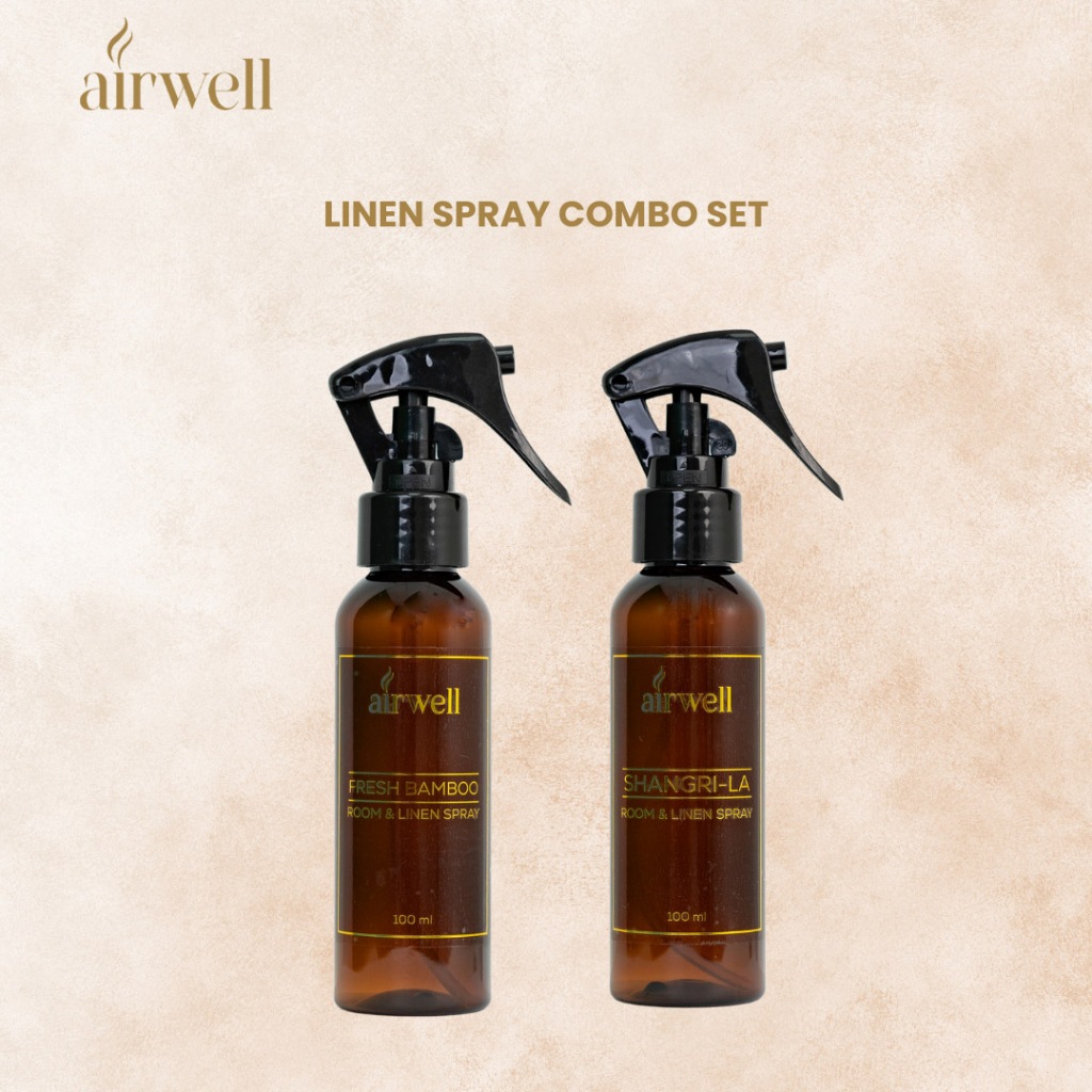 Airwell Combo Set Of Room Linen Spray | Anti-Bacterial | Shopee Philippines