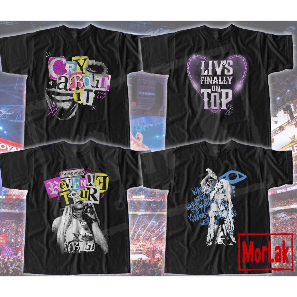 WWE Divas Liv Morgan Collection Big Graphic Unisex Shirt | Shopee ...