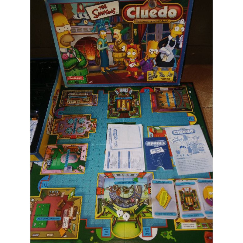 The Simpsons Cluedo The Classic Detective Game | Shopee Philippines