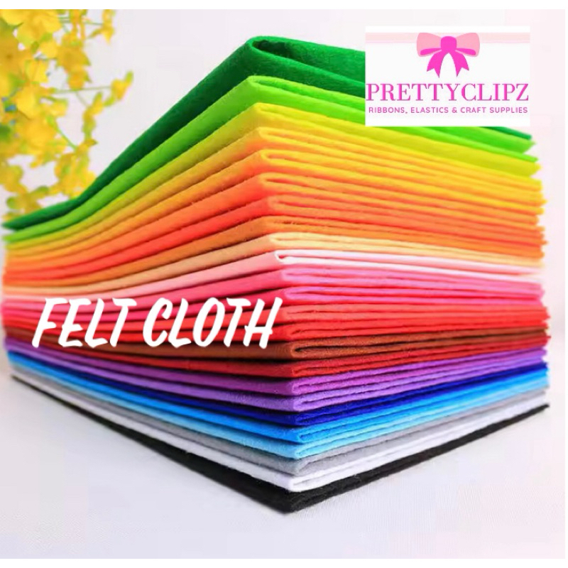 Hard Felt / Soft Felt A4 Size 8 x 12 Inches 6 Pieces For P125 | Shopee ...