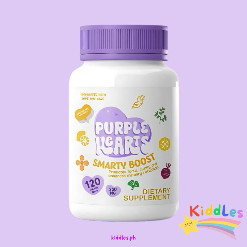 Purple Hearts SMARTY BOOST Kids Multivitamins 100% Authentic Authorized ...