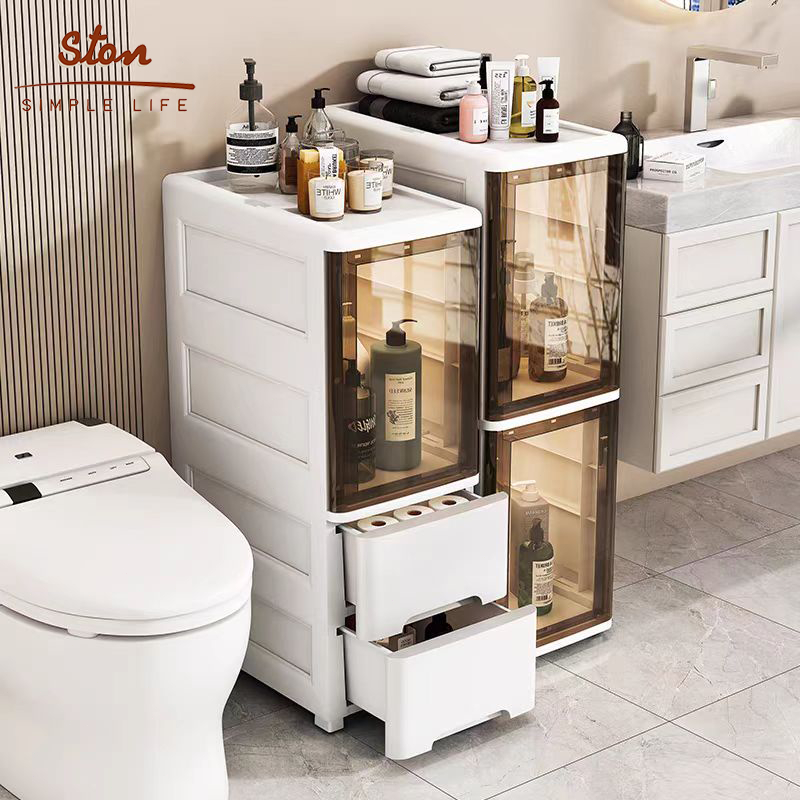 STON Slim Drawer Organizer Durabox Bathroom Kitchen Gap Storage Cabinet ...