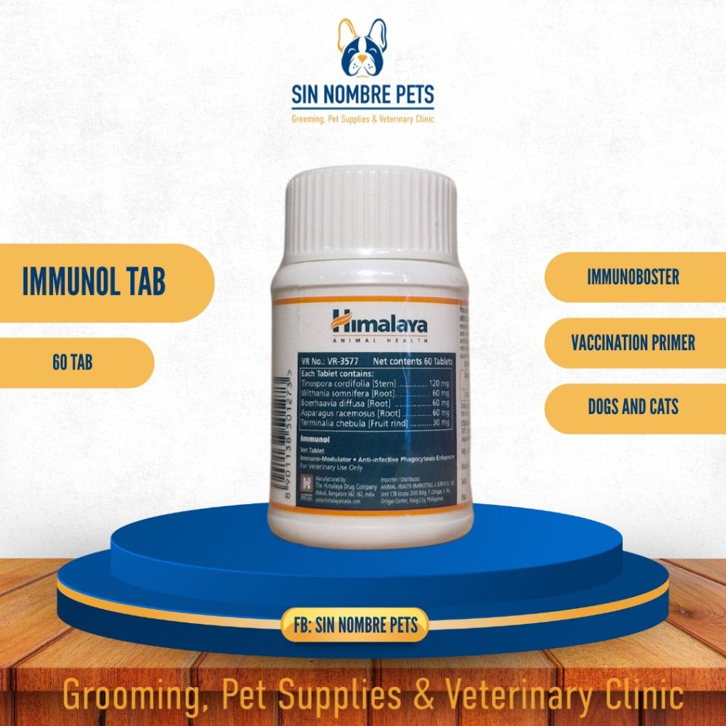 Himalaya Immunol Tablet for dogs and cats (60 tabs) .. | Shopee Philippines