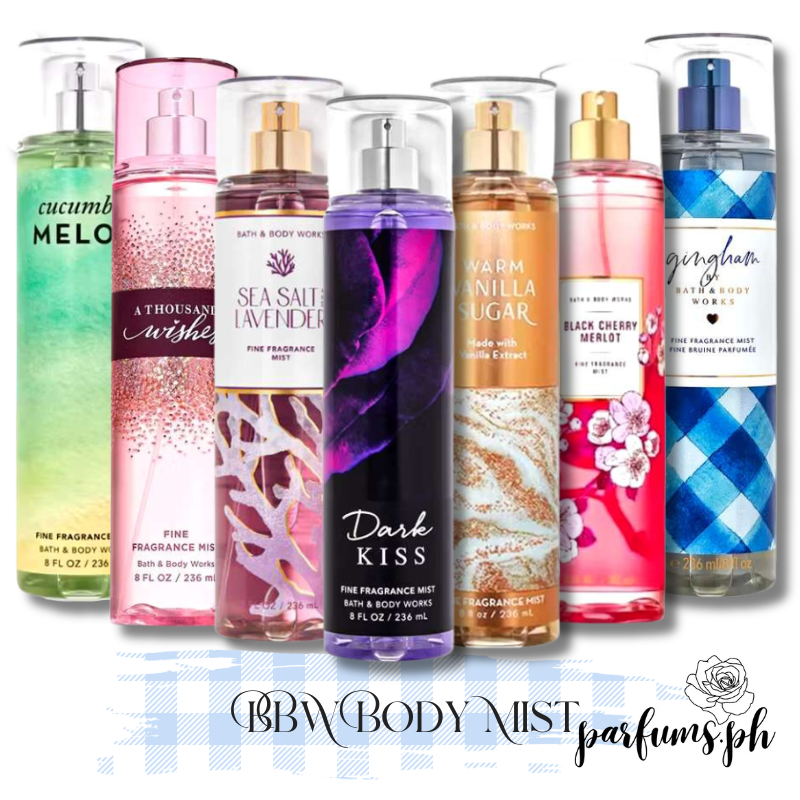 BBW Bath & Body Works Fine Fragrance Pabango 236ml Body Mist Cucumber ...