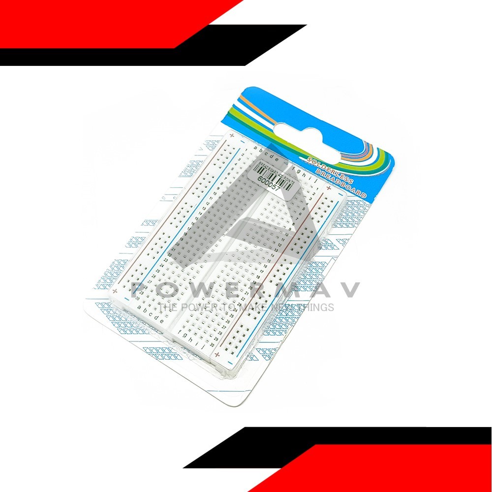 breadboard 400 tie point 400 Tie Point Solderless breadboard Prototype ...