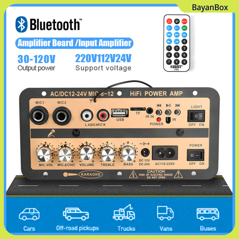 Speaker amplifier 900 watts 12V/24V/220V digital Bluetooth stereo ...