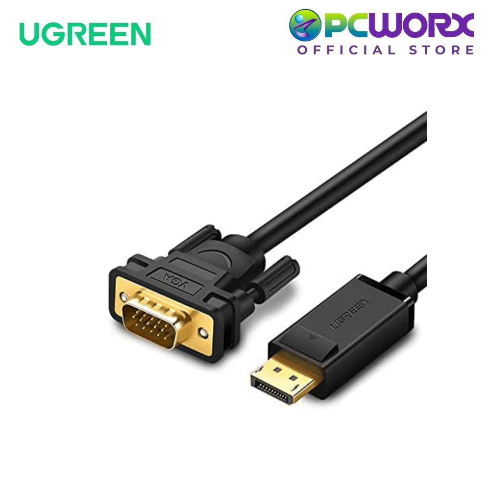 Ugreen DP105/10247 Display port Male to VGA Male Cable 1.5Meter ...