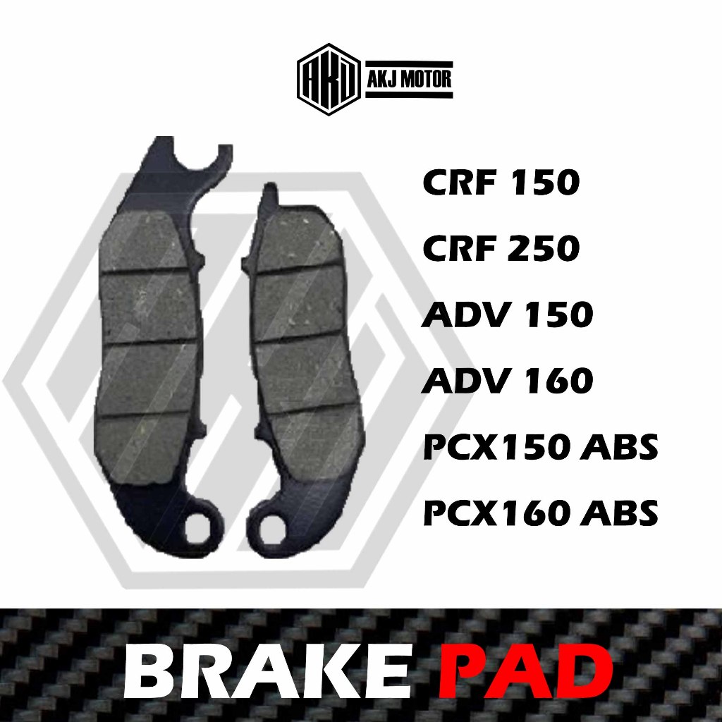 Brake Pad (FRONT) PCX ADV 150 /CRF150 / CRF 250 / ADV 150PCX 150 ABS ...
